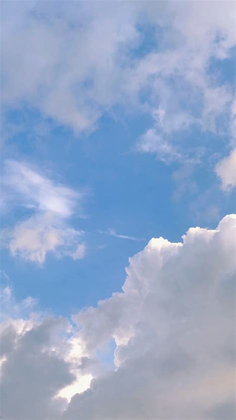 Blue Sky Clouds Aesthetic Wallpapers White Clouds 60 Off