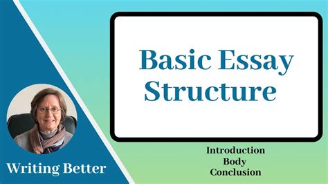 1 Basic Essay Structure Introduction Body Conclusion YouTube