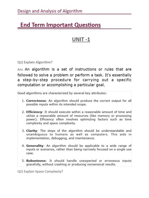 design and analysis of algorithm pdf computational complexity