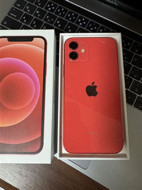 【やや傷や汚れあり】apple Iphone 12 64gbレッド Simフリーの落札情報詳細 ヤフオク落札価格検索 オークフリー