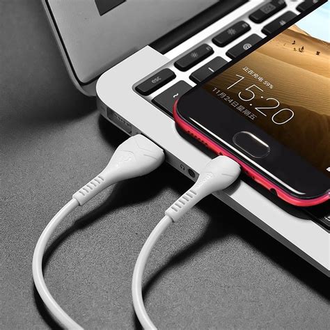 Кабел за данни HOCO Cool Power X37, Поддържа бързо зареждане, MicroUSB ...