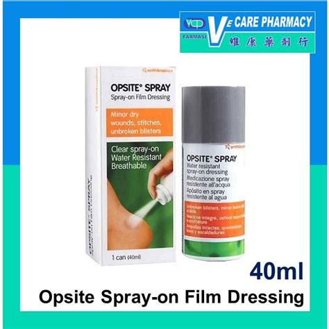 [exp 07 2026] Smith And Nephew Opsite Spray On Film Dressing 40ml