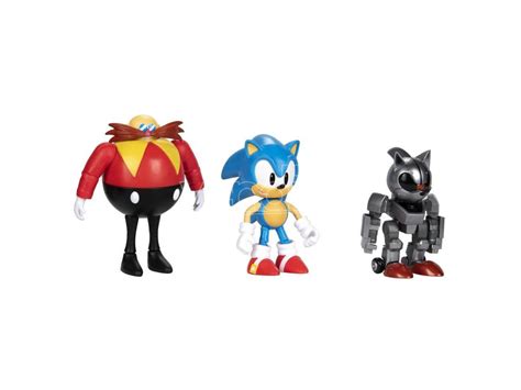 Jakks Pacific Sonic The Hedgehog 30th Anniversary Pack 3 Figures 10cm