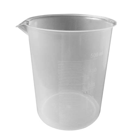 VASO DE PRECIPITADO 500 ML POLIPROPILENO PLASTICO PARA LABORATORIO