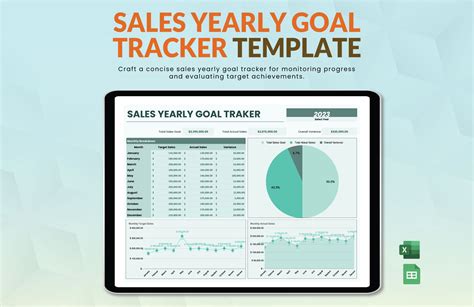 Sales Yearly Goal Tracker Template In Excel Google Sheets Download