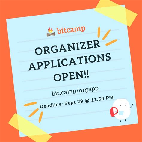 Bitcamp On Linkedin Bitcamp 2025 Organizer Applications Are Officially