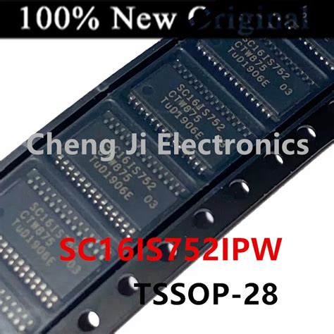 5pcs Lot Sc16is752ipw Sc16is752 Sc16is762ipw Sc16is762 Sc16is750ipw