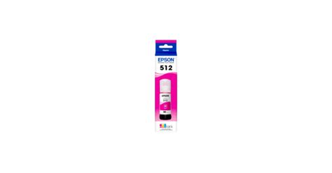 Genuine Epson T512 EcoTank Magenta Ink Bottle Printzone Ink And