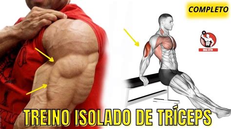 TREINO DE TRÍCEPS ISOLADO musculação dnagym YouTube