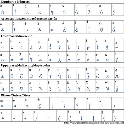 Xxii Urban Cutouts Script Free Font Download Maisfontes