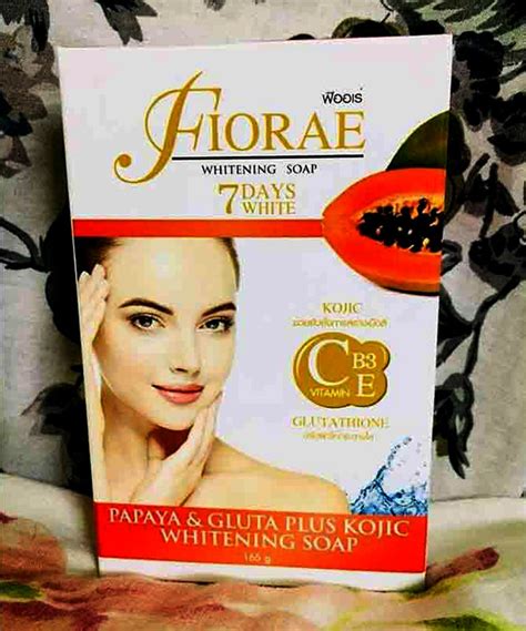 Fiorae Papaya And Gluta Plus Kojic Whitening Soap