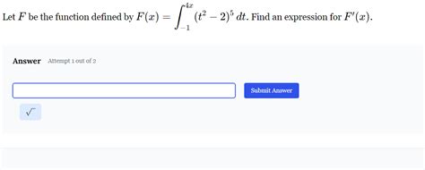 Let F Be The Function Defined By F X 14 X T2 StudyX