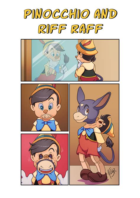 Pinocchio Becoming A Donkey By Ed Fokk3r On Newgrounds