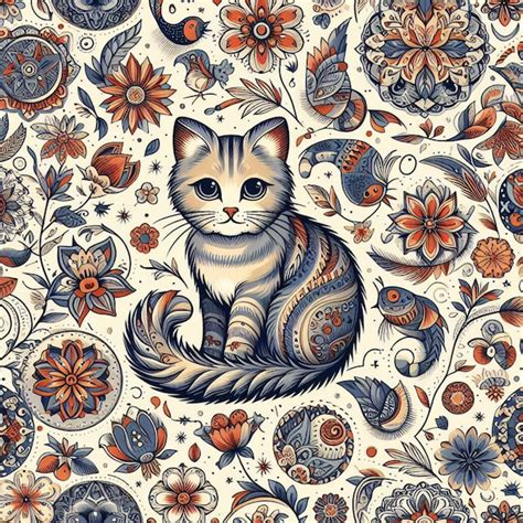 Premium Photo Cat Patterns
