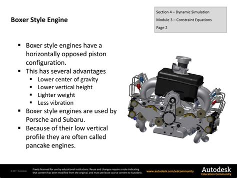 Ppt Dynamic Simulation Constraint Equations Powerpoint Presentation