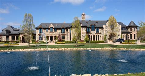 31000 Square Foot French Inspired Stone And Brick Mansion In Colts Neck