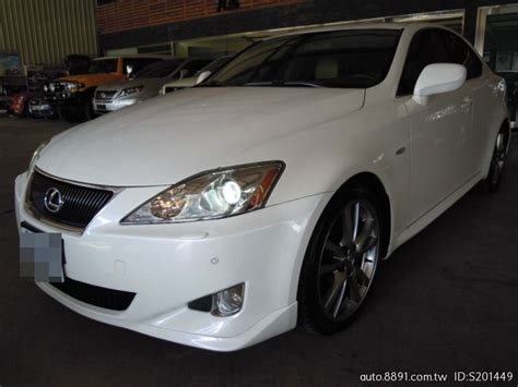 中古車 Lexus中古車淩志中古車is中古車中古車桃園縣2008年08年凌志lexus Is250白色旗艦版 F Sport套件