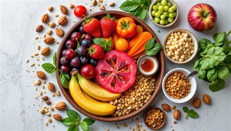 A Healthy Food Scene With Natural Ingredients From Nature Including