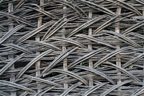 Premium Photo Full Frame Shot Of Wicker Pattern