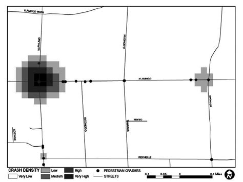 Spatial Distributions Of Auto Pedestrian Collisions— Concentrations
