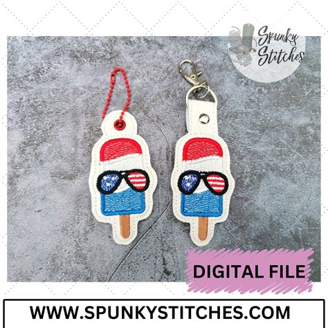 Cool Popsicle Key Fob And Zipper Pull