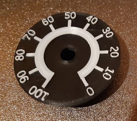 Numbered Dial 0 100 For Panel Clockwise And Anticlockwise By Gilberto