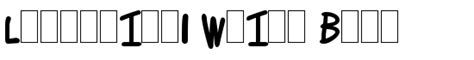 Lettering1 Weird Bold Font FontZone Net