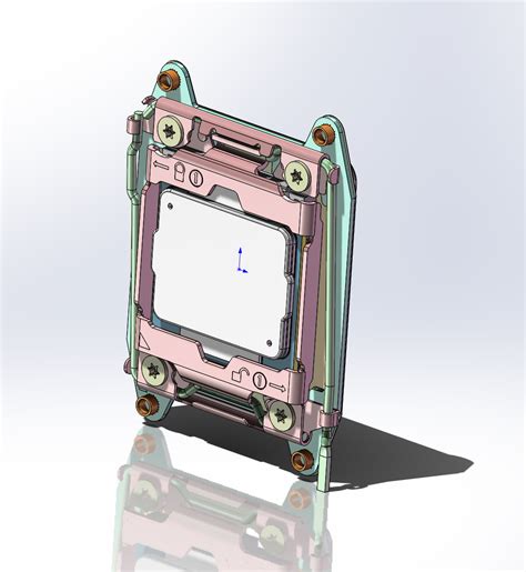 Cpu插槽 Lga2011 V3 Narrow Ilm Iges Step 模型图纸免费下载 屿双网