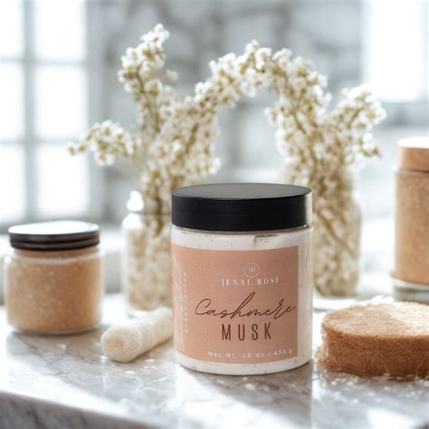 Cashmere Musk Emulsified Sugar Scrub 16 Oz Jenae Rose