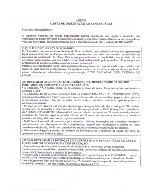 Carta De Orientação Pdf