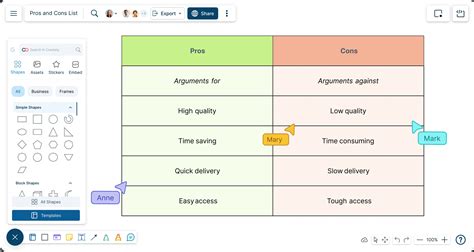 Pros And Cons List Maker Pros And Cons List Template Pros And Cons