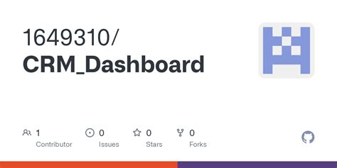 Github 1649310crmdashboard