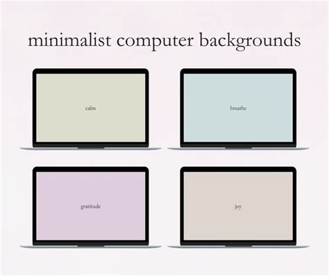 Minimalist Computer Backgrounds Digital Downloads Etsy Digital