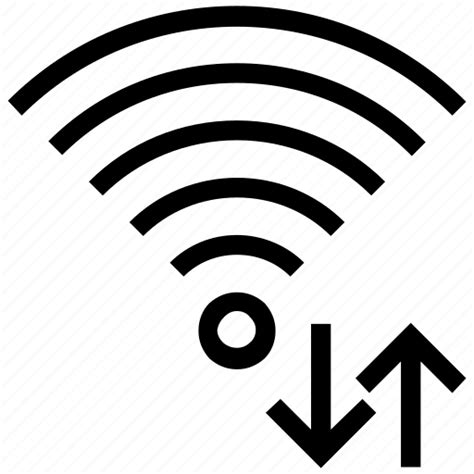 Arrows Connection Hotspot Signal Up And Down Wifi Wireless Icon Download On Iconfinder