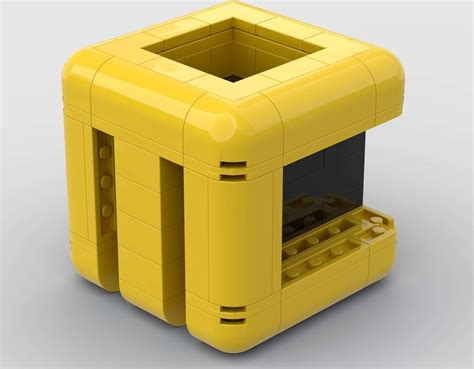 Lego Moc Three Sided Letter Block By Uminuo Rebrickable Build With Lego