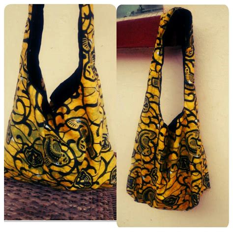 Hobo Bag In African Print Pinkpress