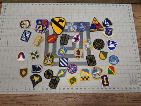 Military Uniform Patches Bid On Estates Auction Services