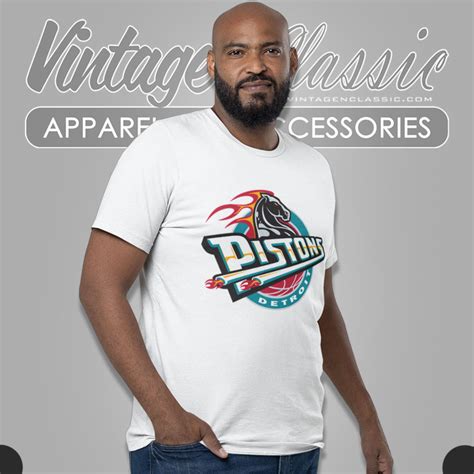 Detroit Pistons 90s Vintage Inspired American Sport Nba Basketball