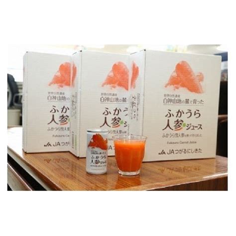 ふかうら人参ジュース195g×60本 青森県深浦町｜jre Mallふるさと納税