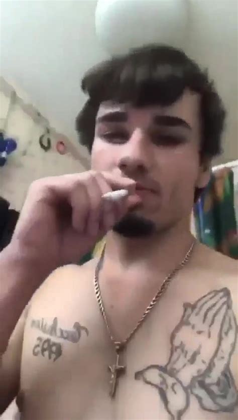 Smoking Redneck Stroking