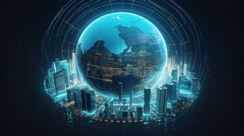 Unleashing Potential With Edge Computing Stock Illustration