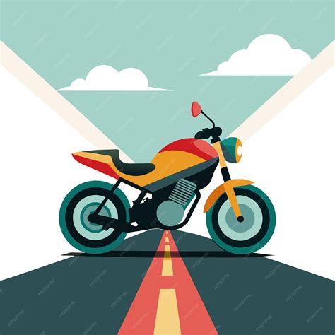 Premium Vector Motorcycle Vector Art Vehicles Vector Illustration