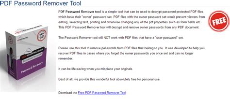 7 Best Pdf Password Remover Tools 2023 Free And Premium