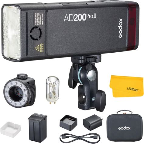Godox Ad200 Pro Ii Ad200pro Ii Strobe Flash Ttl 200w Pocket Flash Hss 1 8000s One