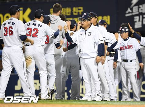 압도적인 두산 승패 마진 34 역대 10위 기록