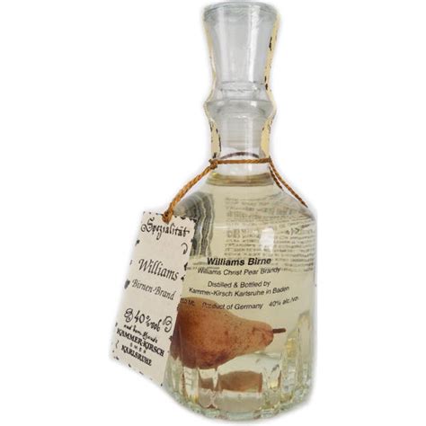 Kammer William Birne Pear In Bottle Pear Brandy 750ml Shopwinedirect