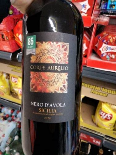 2020 Corte Aurelio Nero D Avola Vivino Italia