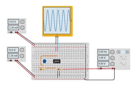 Circuit Design Low Pass Filter Hasanul Tinkercad