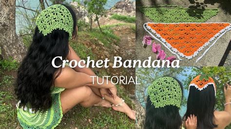 Crochet Bandana Tutorial Crochet Lace Bandana Tutorial Advanced Crochet Tutorial YouTube