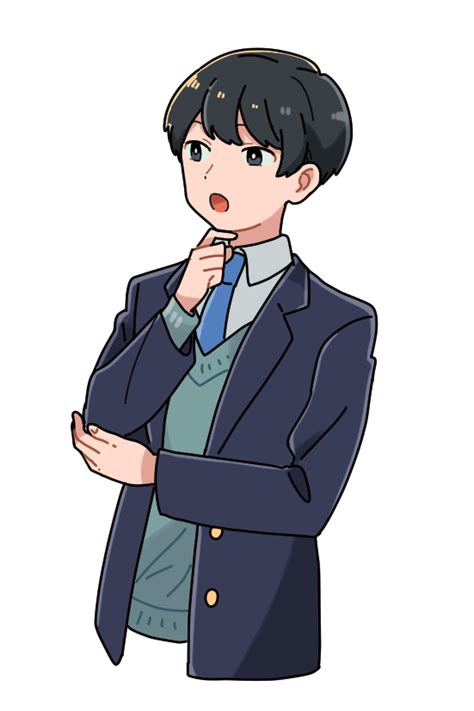 進研ゼミ 中学準備講座「中学生の先パイからの挑戦状」イラスト制作